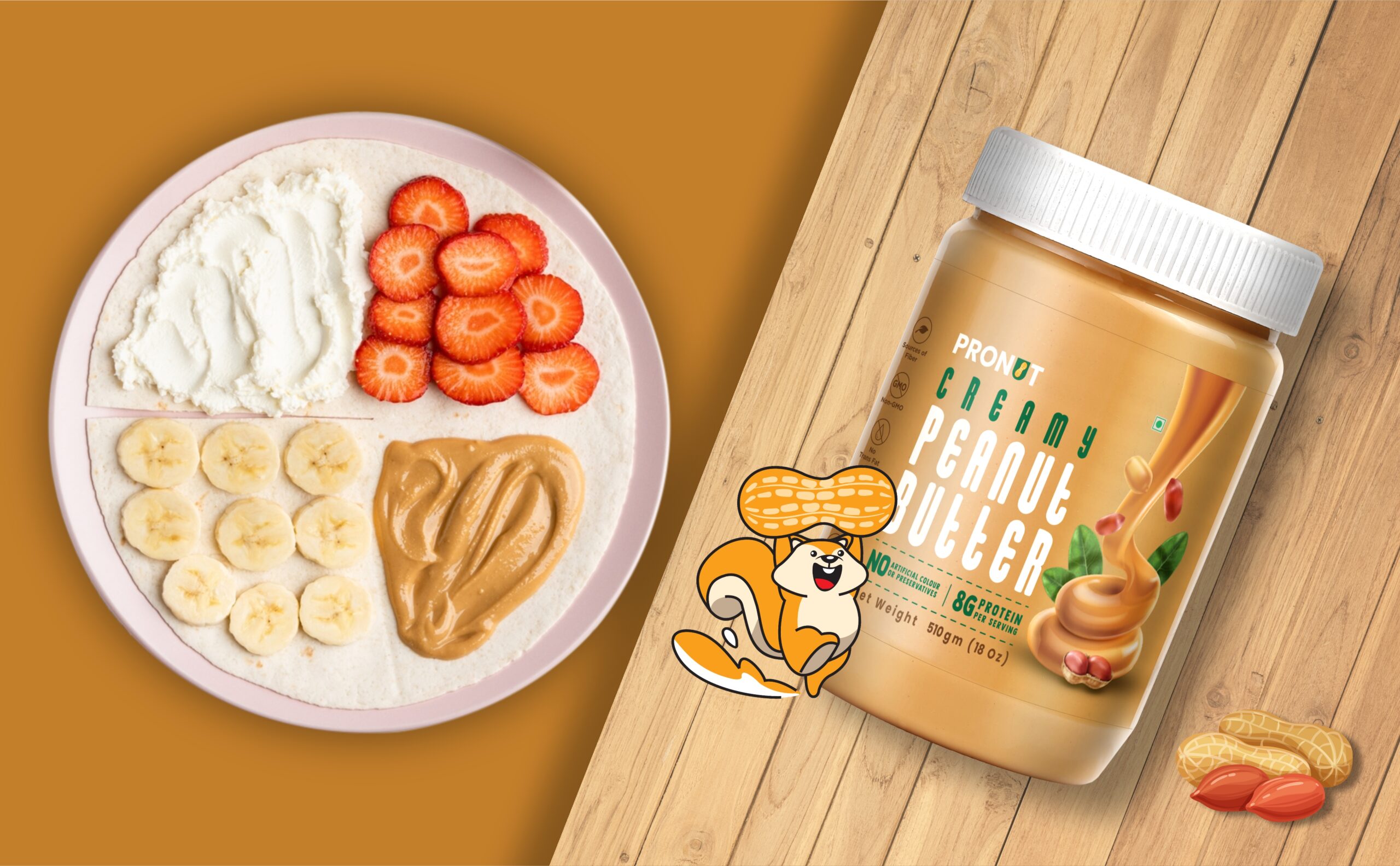 Creamy Peanut Butter 340gm | Pronut