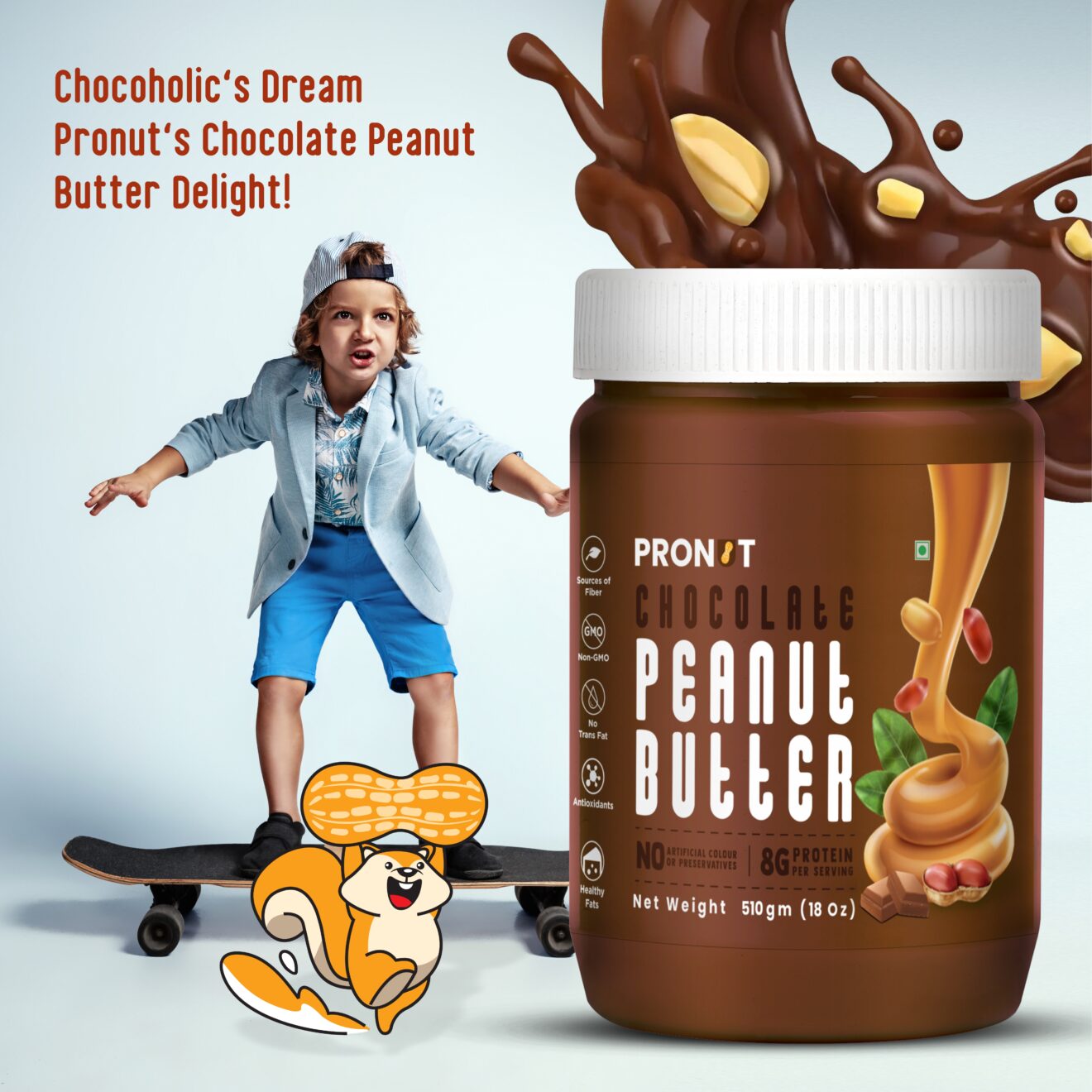 Chocolate Peanut Butter 510gm | Pronut